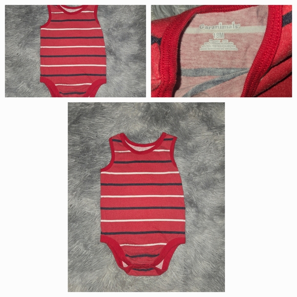 Garanimals | One Pieces | Garanimals Red Striped Kids One Piece | Poshmark